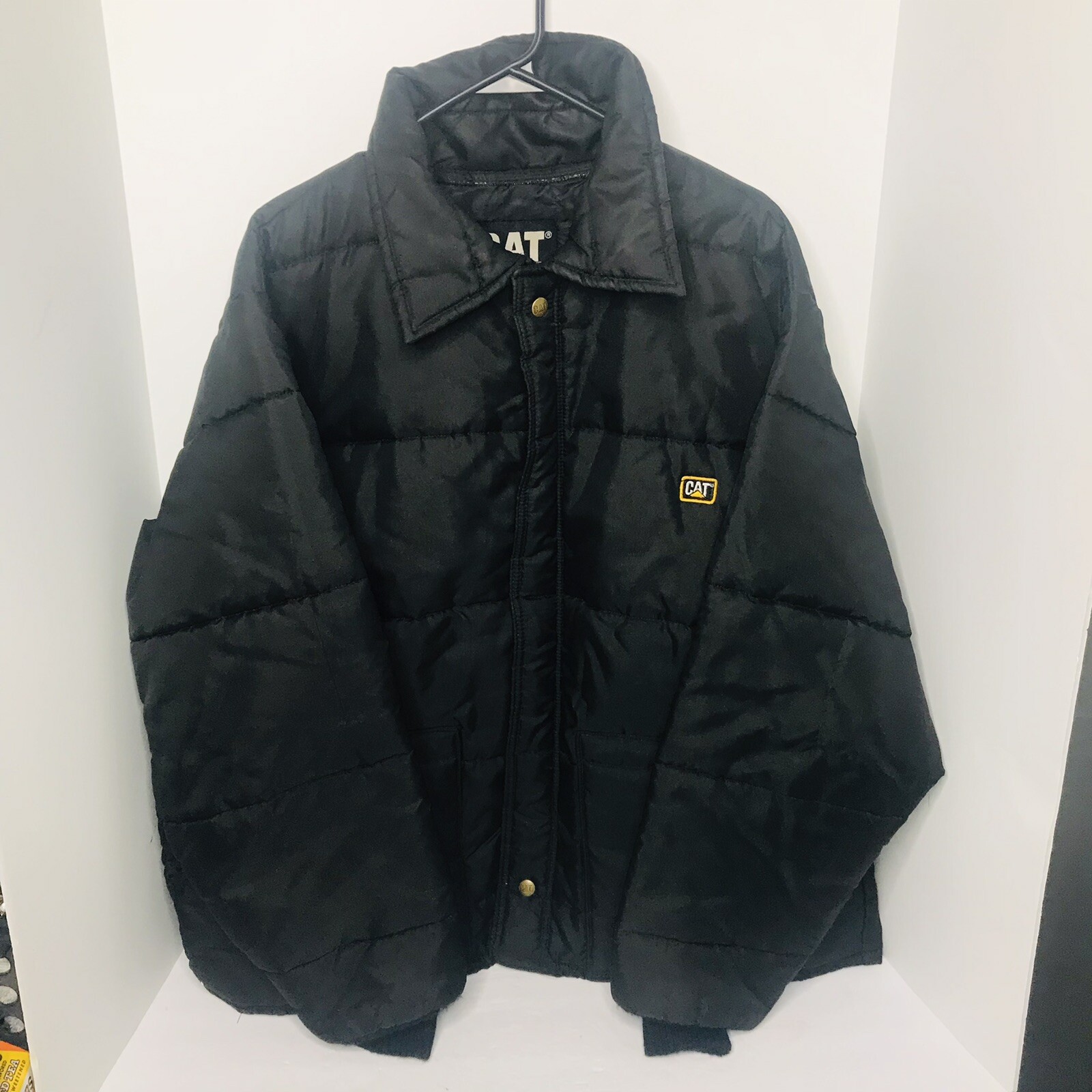 Vintage Cat Caterpillar Diesel Puffer Jacket Coat Men… - Gem