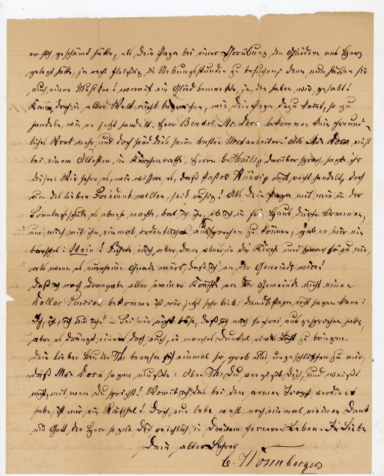 1899 Reading PA Handwritten German Letter Stampless Manuscript ...