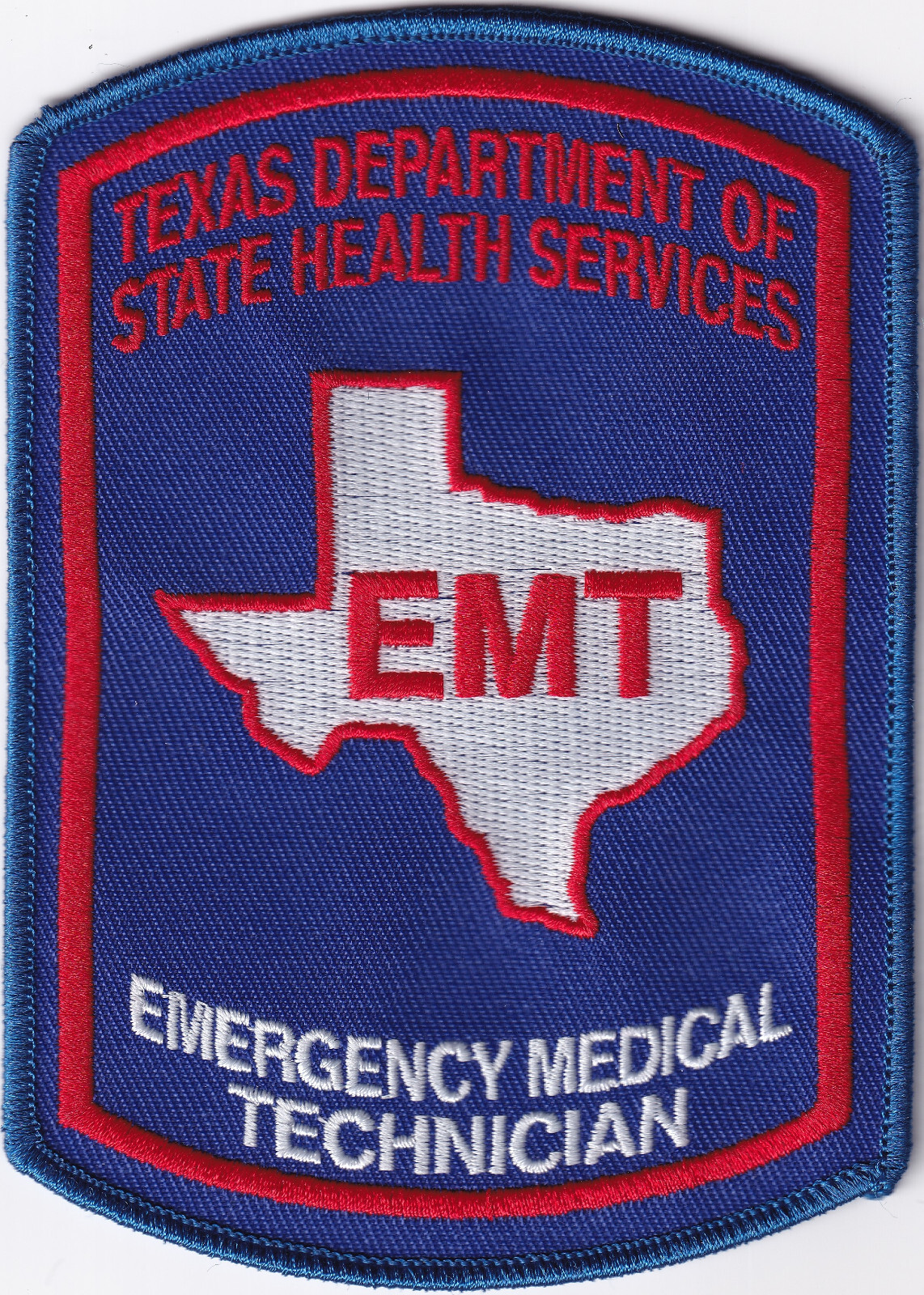 Texas EMT patch FULL COLOR VERSION Emergency Medical Technician TX NEW ...
