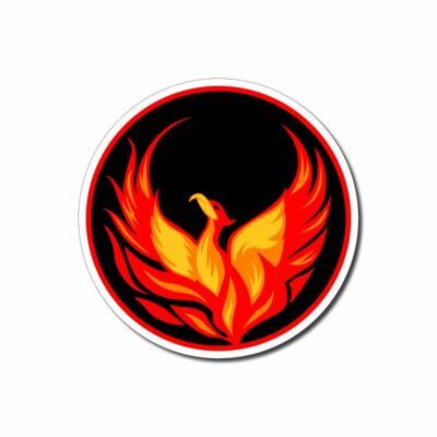 Red Pheonix Sticker / Decal - Book Novel Car Laptop | eBay