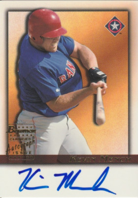 Kevin Mench 2001 Topps Bowman Certified autograph auto card BA-KM | eBay