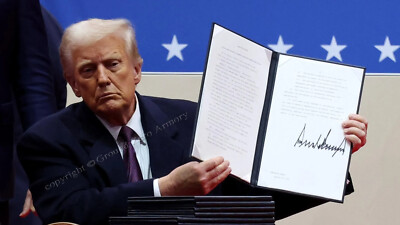 President Donald Trump Executive Order Bill Signer Pen MAGA 45 Patriot ...