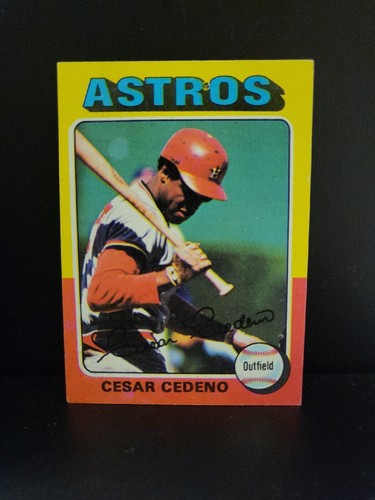 1975 Topps - #590 Cesar Cedeno - HOUSTON ASTROS | eBay