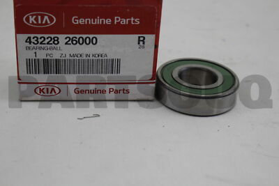4322826000 Genuine Hyundai / KIA BEARING-BALL | eBay