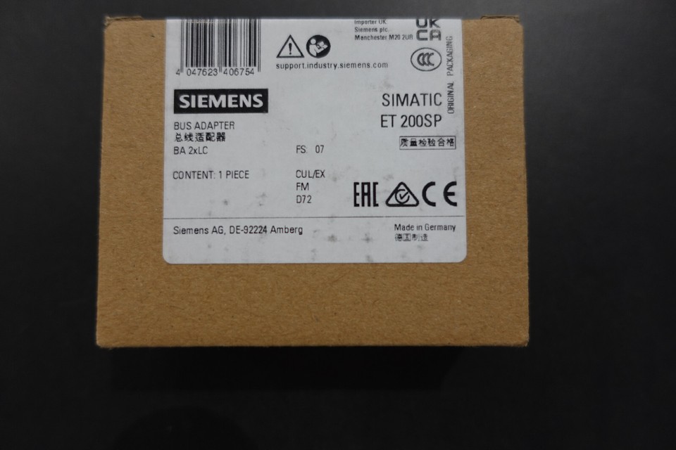 New Siemens SIMATIC bus adapter BA 2xLC 6ES7193-6AG00-0AA0 6ES7 193 ...