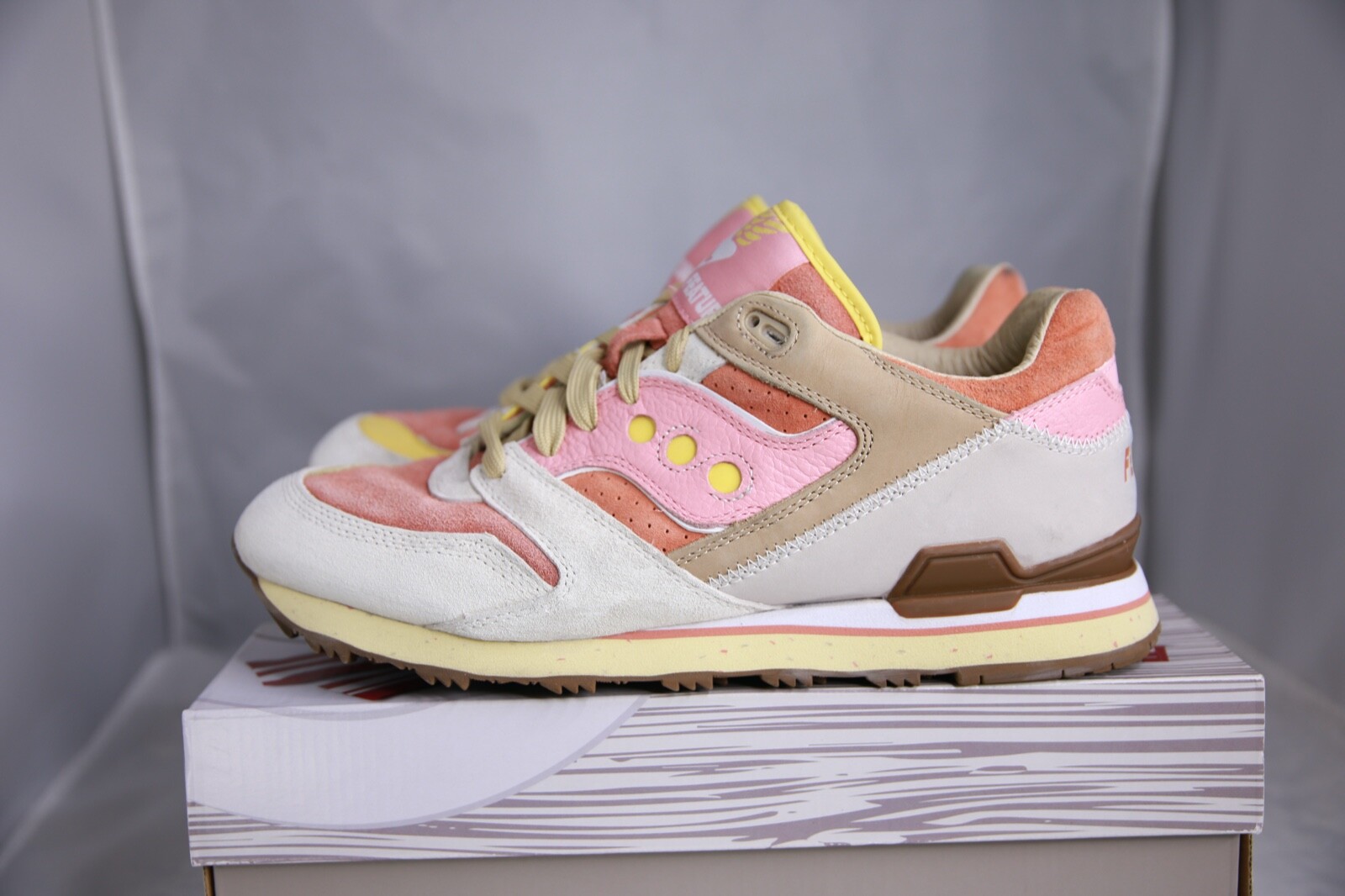 Size 12 - Saucony Feature x Courageous Bacon & Eggs for sale online | eBay