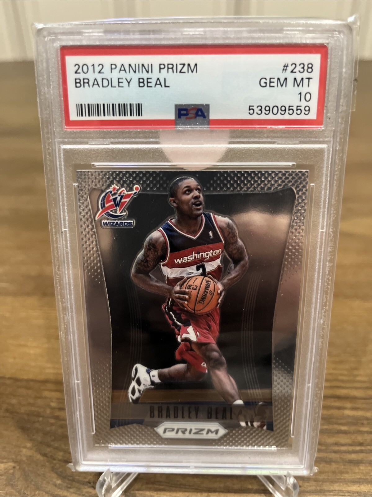 2012 Panini Prizm Bradley Beal Rookie Card RC #238 PSA 10 💎 Wizards ...