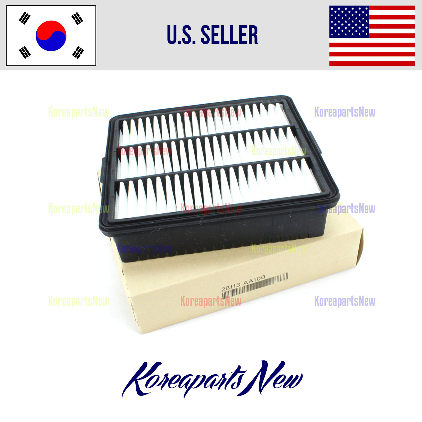 2.0L Engine Air Filter 28113-AA100 ⭐GENUINE⭐ Hyundai Elantra 2021-2023 ...