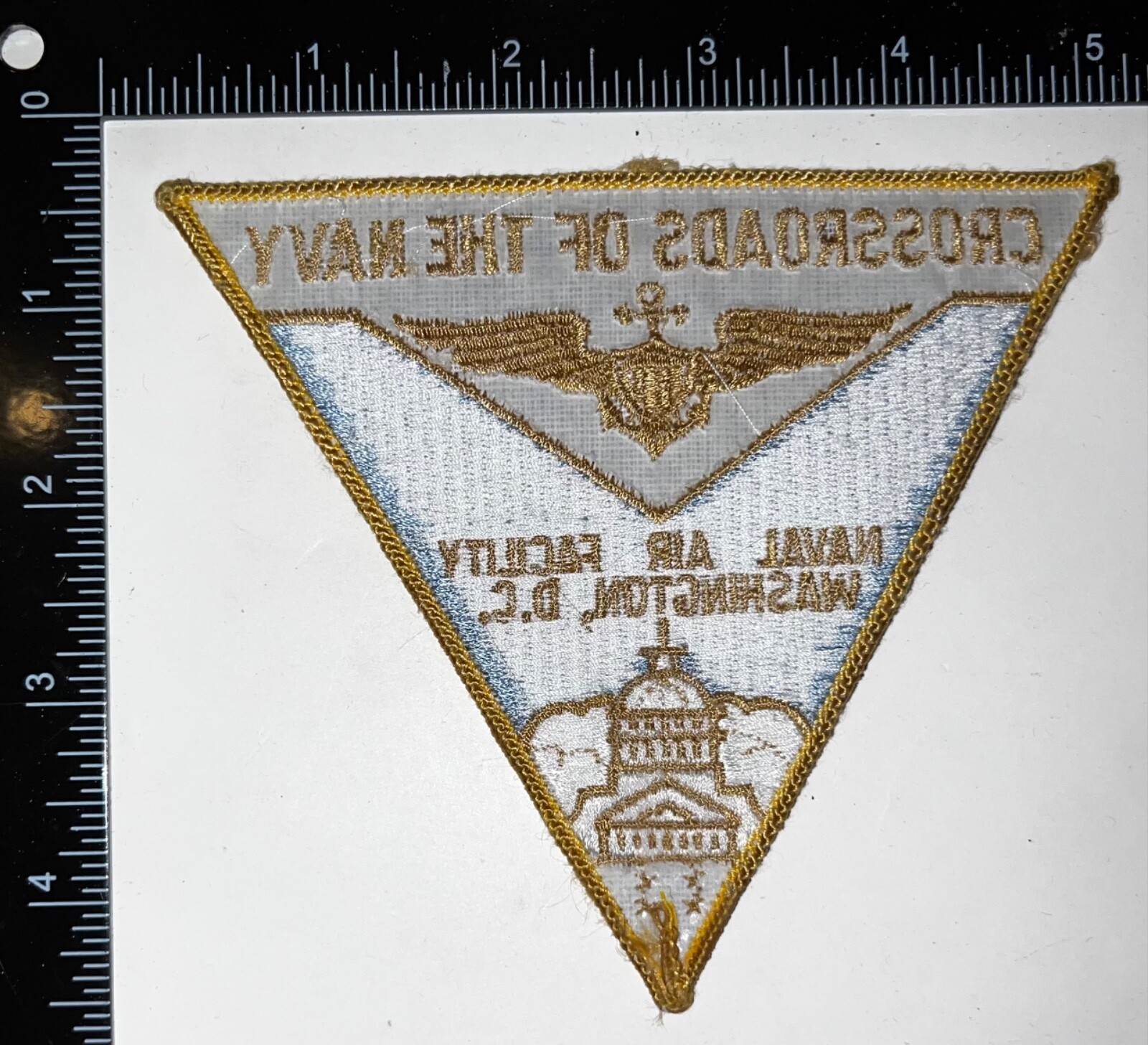 USN US Navy Naval Air Facility Washington DC Crossroads Patch | eBay