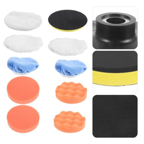 10pcs Polishing Pad Kit Buffing Pads Polish Pads Waxer Bonnets Set ...