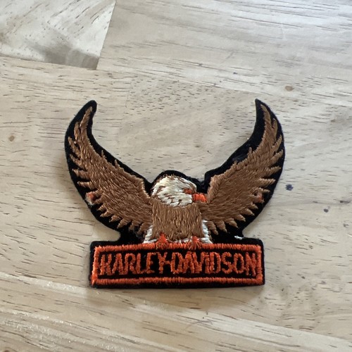 Harley Davidson Up Wing Eagle Patch Vintage Small Style | eBay