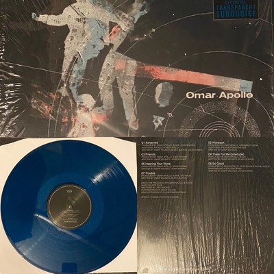 Omar Apollo - Friends Transparent Turquoise Colored Vinyl 5056167114079 ...