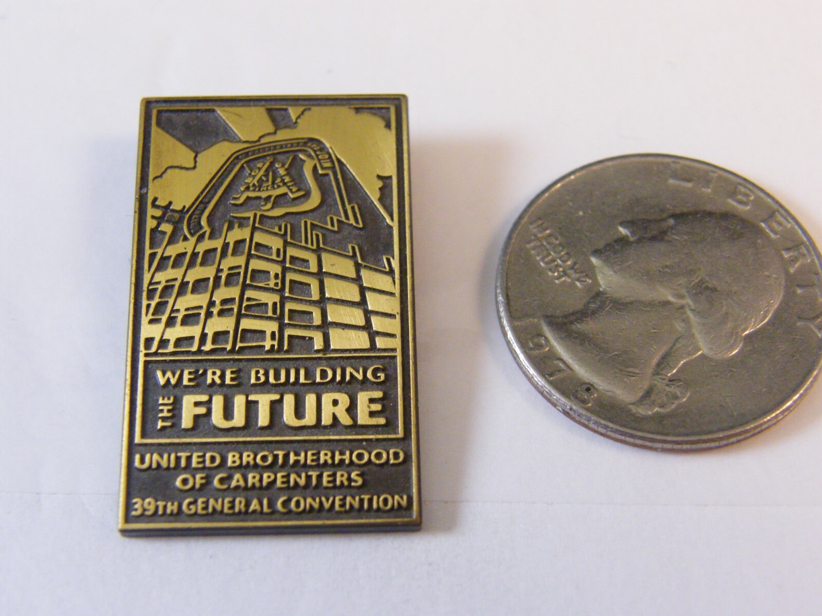 UBC UNITED BROTHERHOOD CARPENTERS LAS VEGAS 39th GENERAL CONVENTION PIN ...