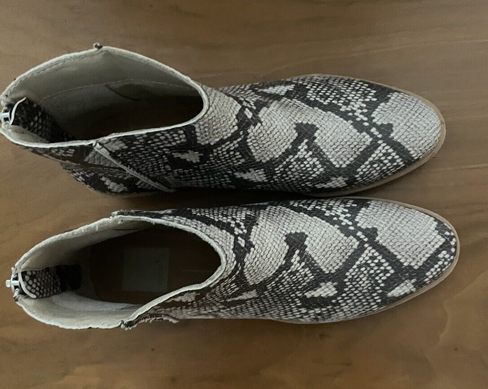 Dolce Vita Women's Snake Print Ankle Boots Size 7.5 Brand New | eBay
