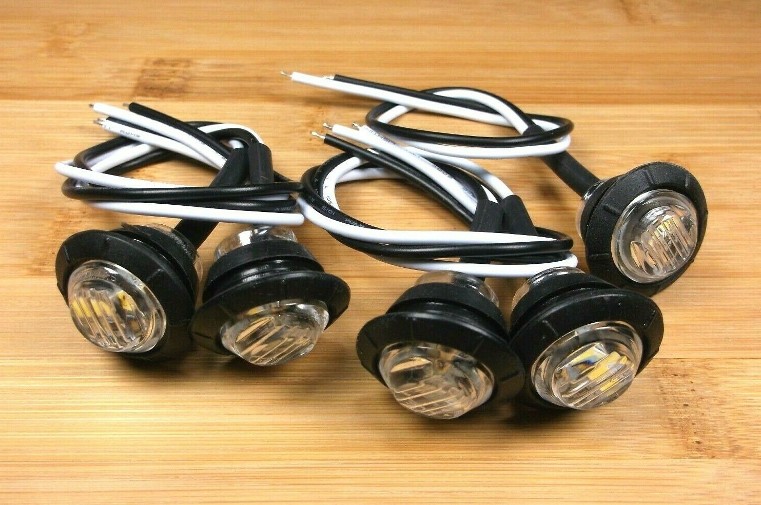 5 BBT Super Bright 12 volt Waterproof White LED RV Courtesy Lights | eBay