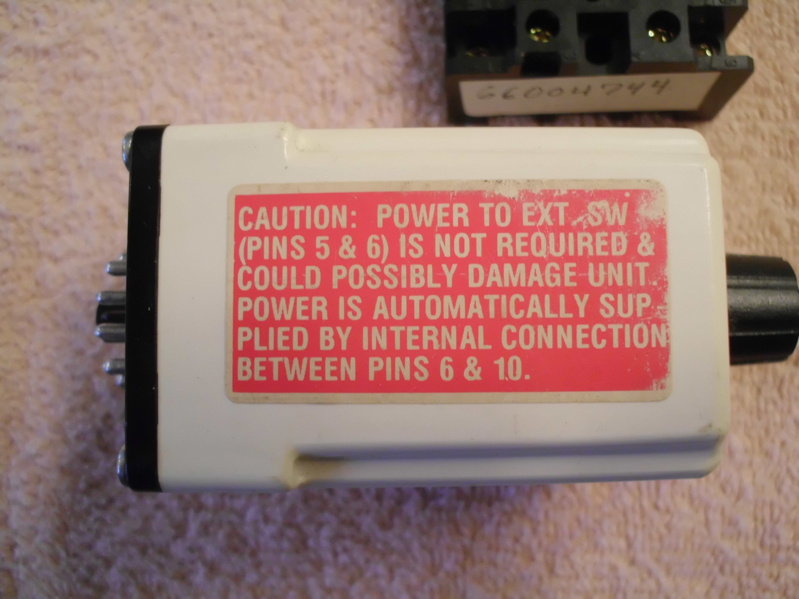 Electronic Controls Corporation P-186-8-2 Time Delay Relay and Socket ...