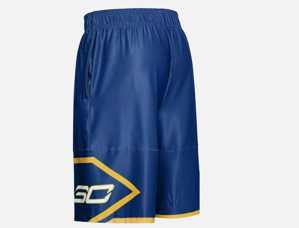 Under Armour UA SC30 Steph Curry Blue Basketball Shorts 1354211-400 ...