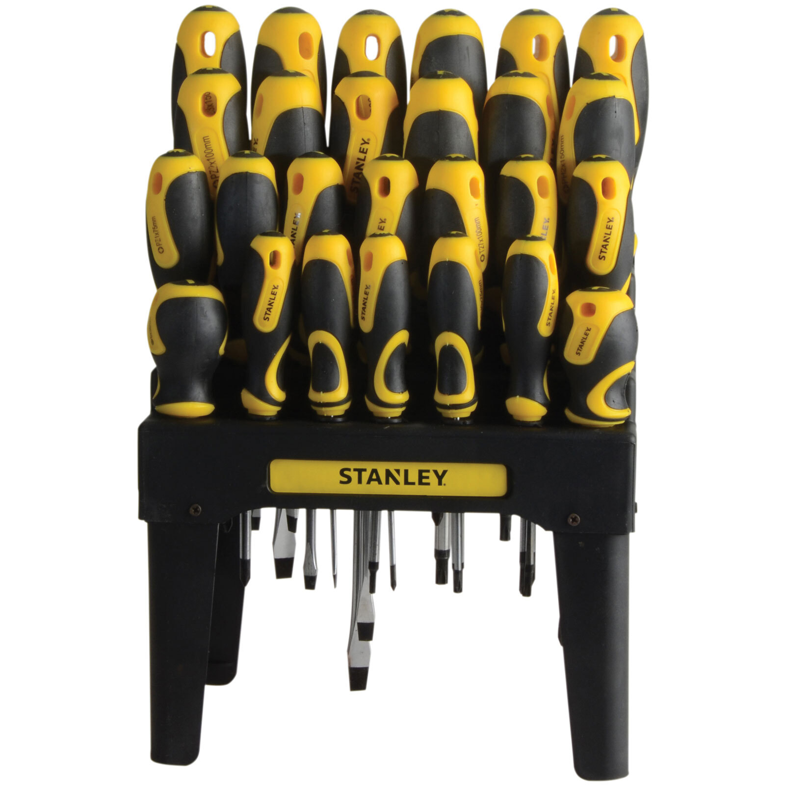 Stanley STHT0-62142 062142 Screwdriver Set, In Rack 26 Piece SL/PH/PZ ...