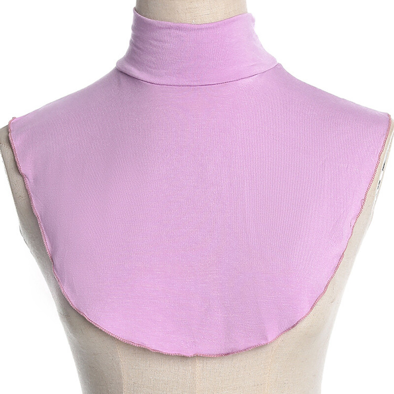 Women Men Detachable False Mock Collar Dickey Fake Faux Neck Bib ...