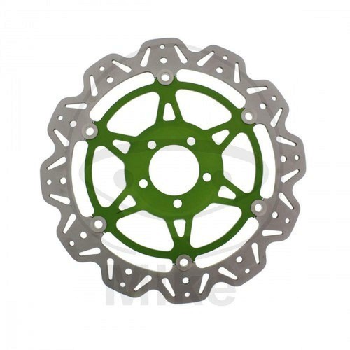Brake Disc Vee Front EBC Hub Green For Kawasaki 750 ZX7RR Ninja 1996 ...