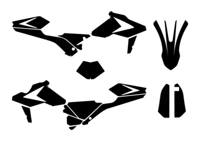 Beta 125 - 450 RR Enduro 2018 2019 Vector Graphics MX Template 1:1 | eBay