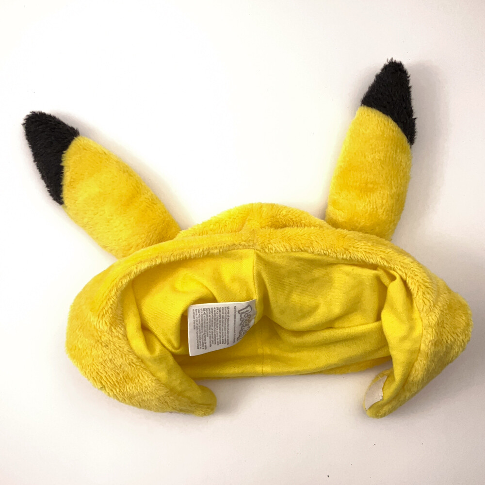 Pokemon Pikachu fuzzy character face ear winter hat - Gem