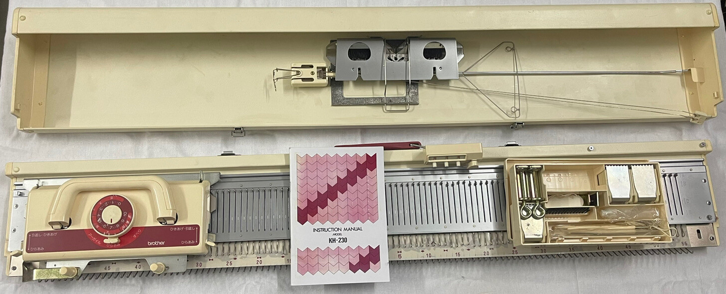 Brother KH-230 CHUNKY BULKY Knitting Machine | eBay