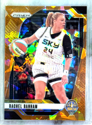 Rachel Banham 2024Panini Prizm WNBA Orange Ice Prizm Card-#25 Chicago ...