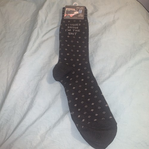 Blue Q Men’s Socks "Studies Show I'm the Sh*t” | eBay