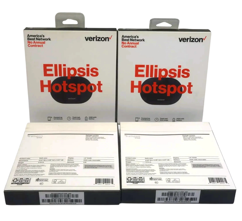Lot of 4 Verizon Ellipsis Jetpack MHS900L Wi-Fi HotSpot Modem 4G LTE ...
