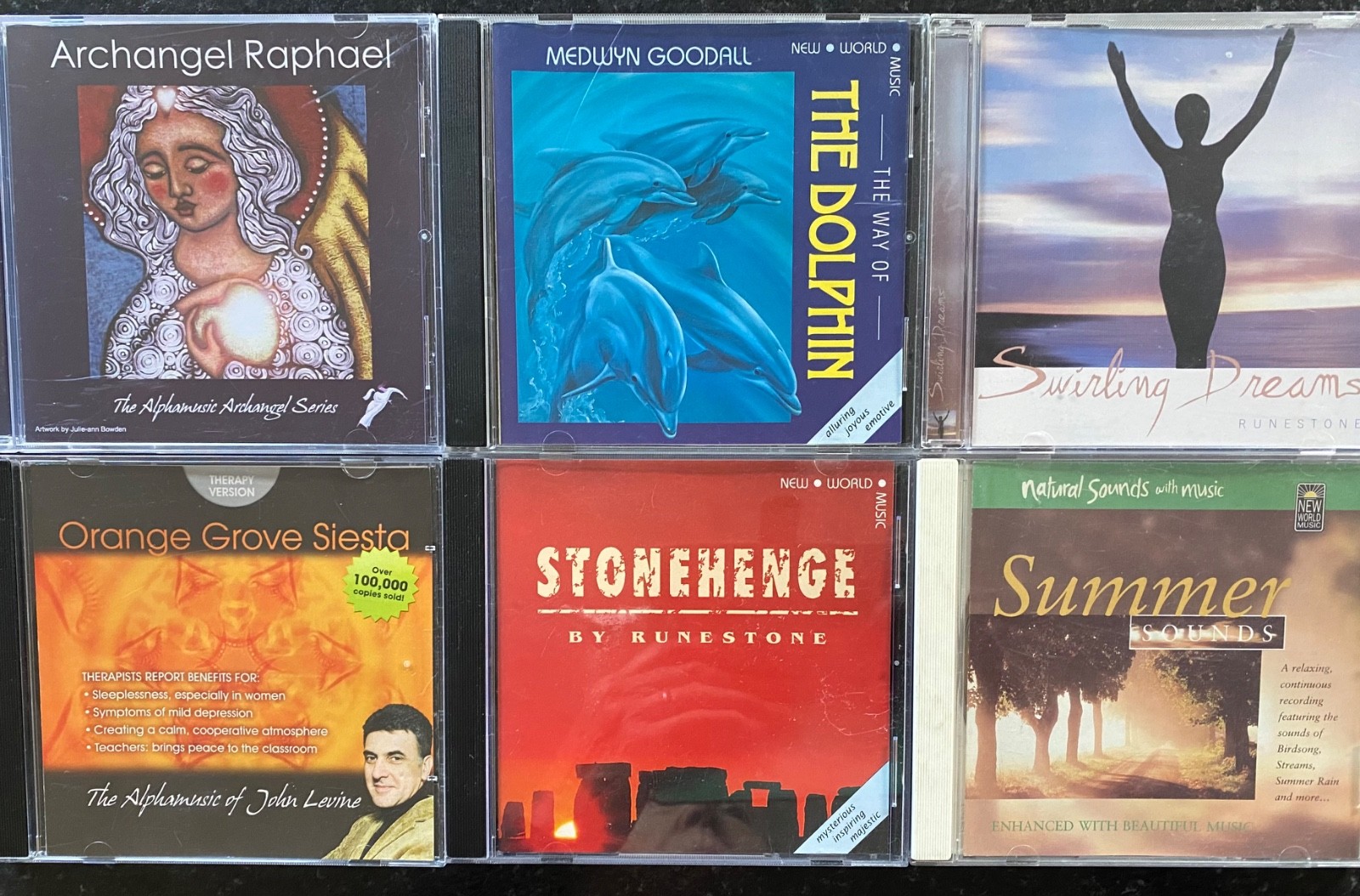 6 CDs - New World Music - Music suitable for Therapy or Relaxation,+ 10 ...