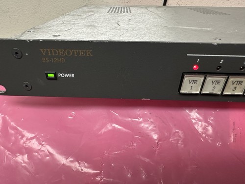 Videotek RS-12HD HD Video Routing Switcher BNC Broadcast Pro AV Tested ...
