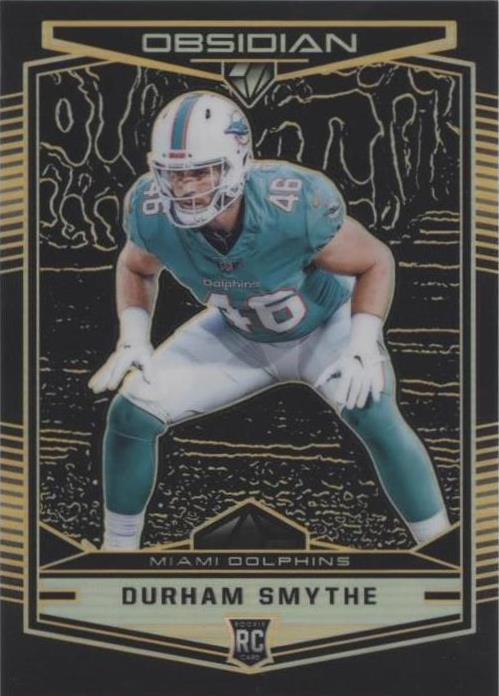 2018 Panini Obsidian - Durham Smythe #190 Electric Etch Orange /50 (RC ...