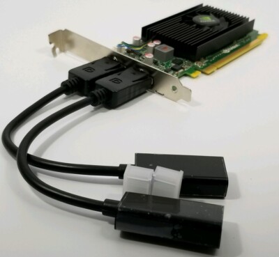 NVIDIA QUADRO NVS 310 PCIe x16 Dual DisplayPort to HDMI Windows 10 ...
