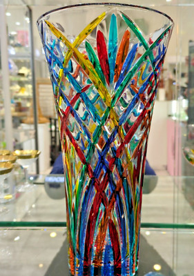 Murano CC Zecchin Large Vase 12" tall - New | eBay