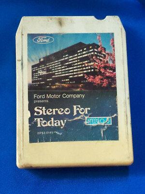 1976 Ford Car Advertising Dealership 8 Track Tape Stereo For Today VTG ...
