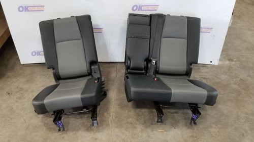 18 2018 TOYOTA 4RUNNER SECOND ROW SEAT ASSEMBLY BLACK VINYL (SOFTEX) | eBay