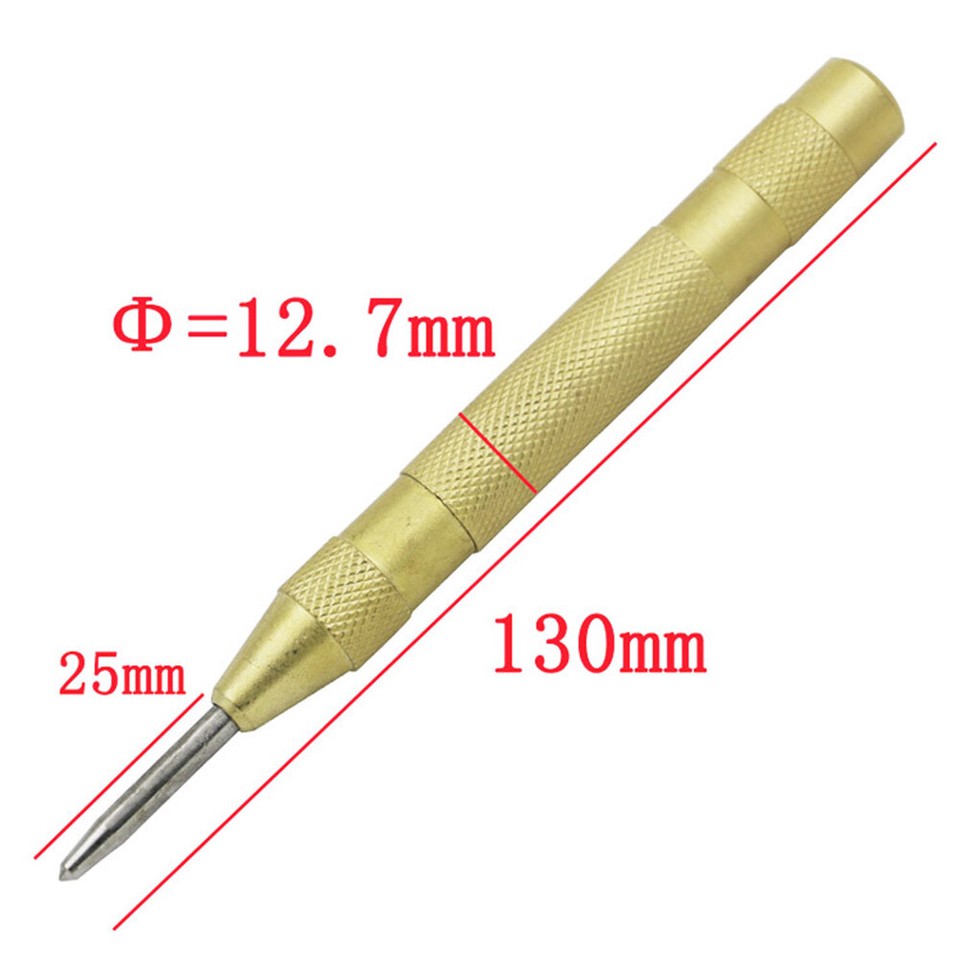 5'' Automatic Center Pin Punch Strike Spring Loaded Marking Starting ...