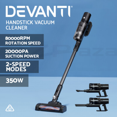Devanti Handheld Vacuum Cleaner Bagless Cordless Brushless Stick ...