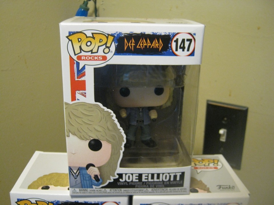 2020 5 Pcs Band Def Leppard Funko PoP Rock Figures Never Opened ...