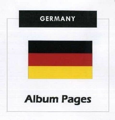 Germany - CD-Rom Stamp Album 1851- 2024 Color Illustrated Album Pages ...