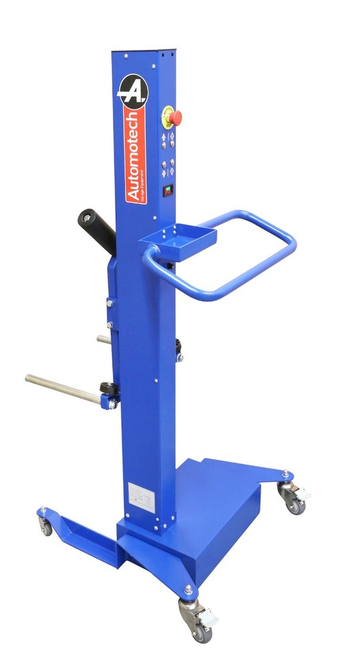 RECHARGEABLE MOBILE WHEEL LIFTER, TYRE LIFTER FOR 2 POST LIFT. 80Kg ...