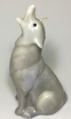 Gray Howling Wolf Candle Pure Rustic Cabin Western Spirit | eBay