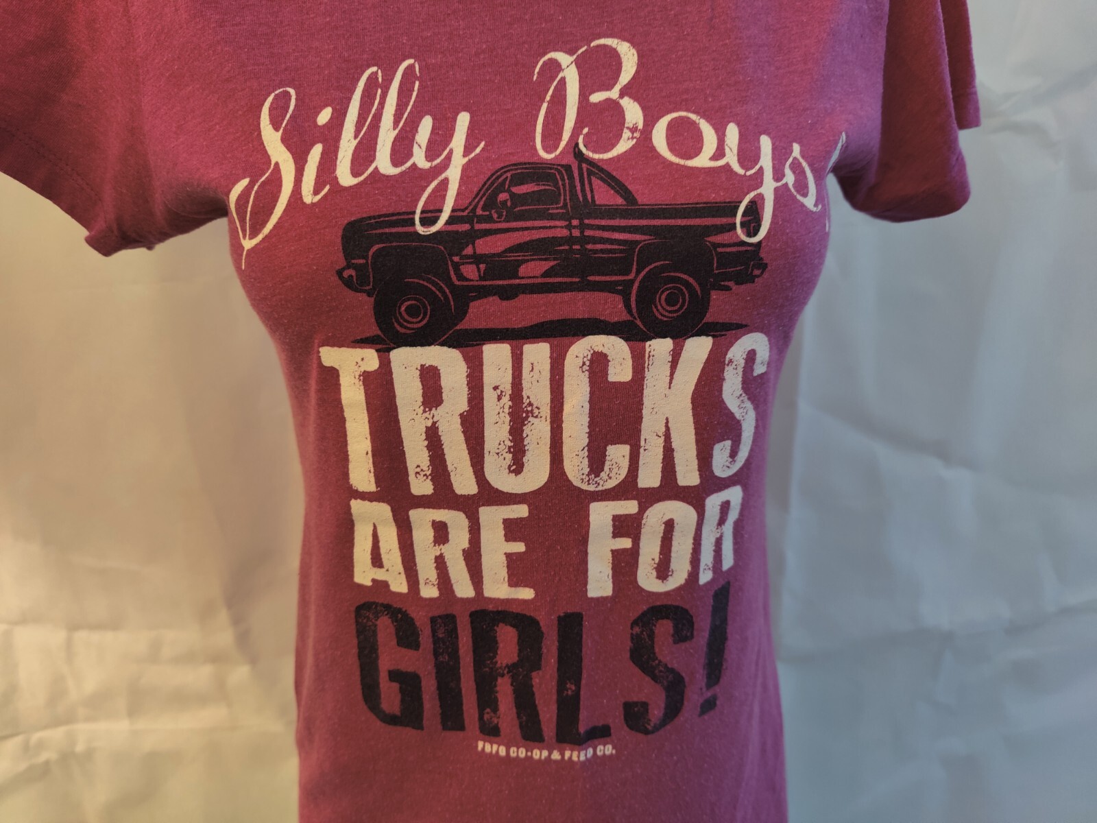 Farm Girl Pink Silly Boys Trucks Are For Girls Top T … - Gem