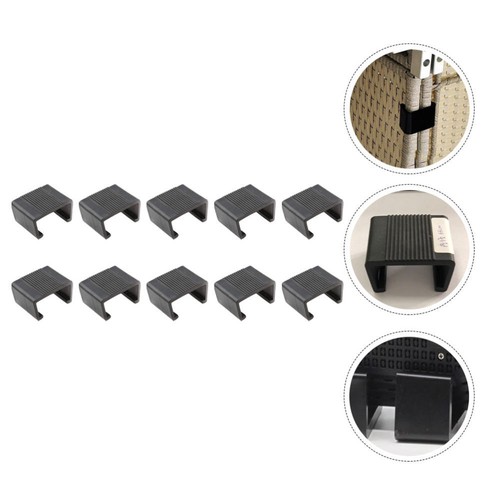 10 Pcs Sofa Furniture Clip Plastic Sectional Alignment Clamps Patio ...