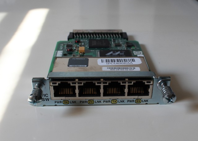 Cisco HWIC 4ESW Card Module Ethernet Switch | eBay