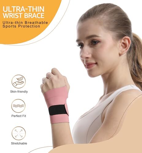 Ultra Thin and Soft Wrist Brace Wrist Wraps for Men and Women ...