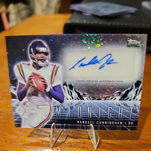 2024 Topps Midnight Football Randall Cunningham Winter Solstice Auto 10 ...