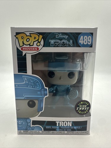 Funko Pop! CHASE TRON #489 Vinyl Figure Disney GITD | eBay