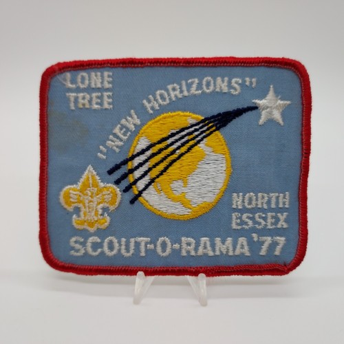 Vintage 1977 BSA Lone Tree New Horizons Scout-O-Rama North Essex Patch ...